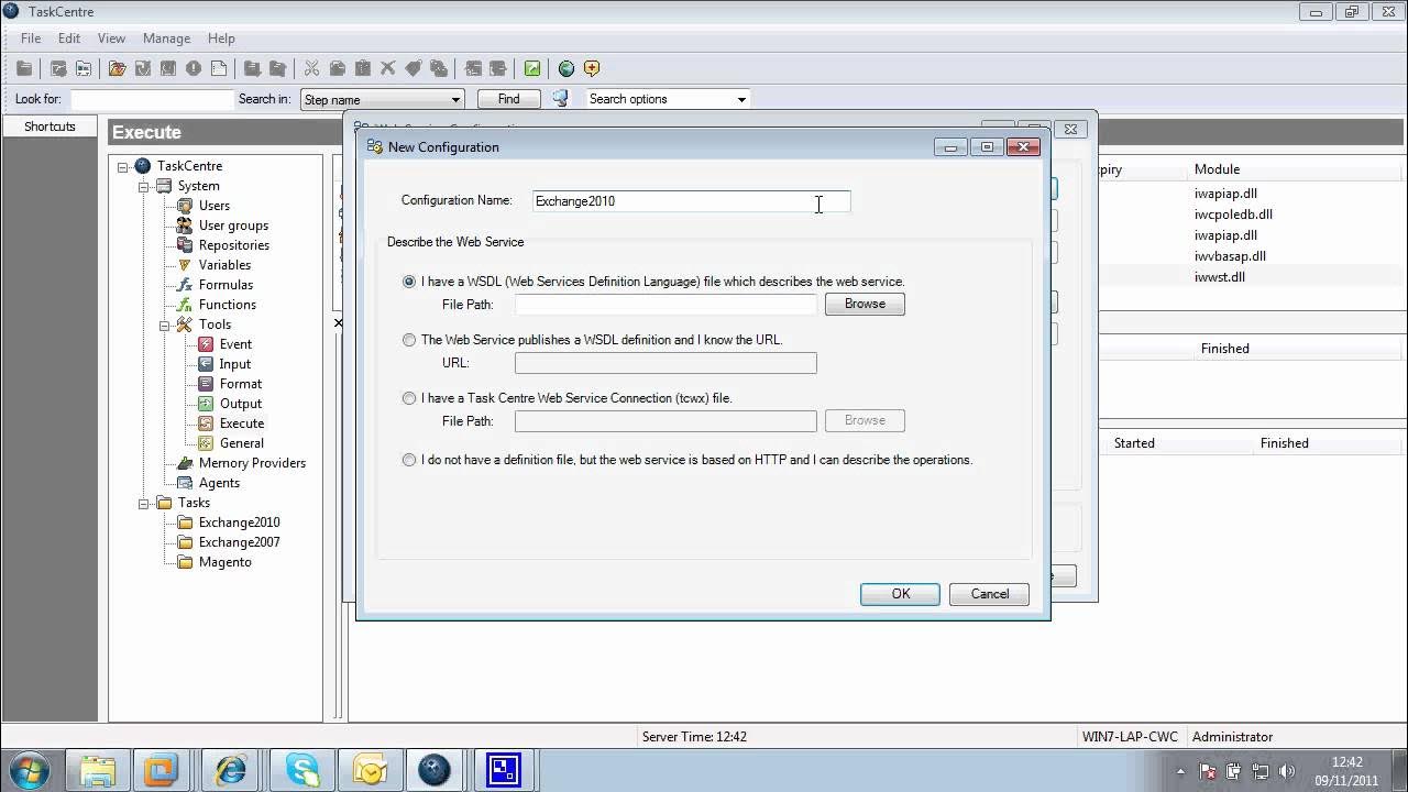 How to: Web Service Exchange Integration - Set up a web service ...