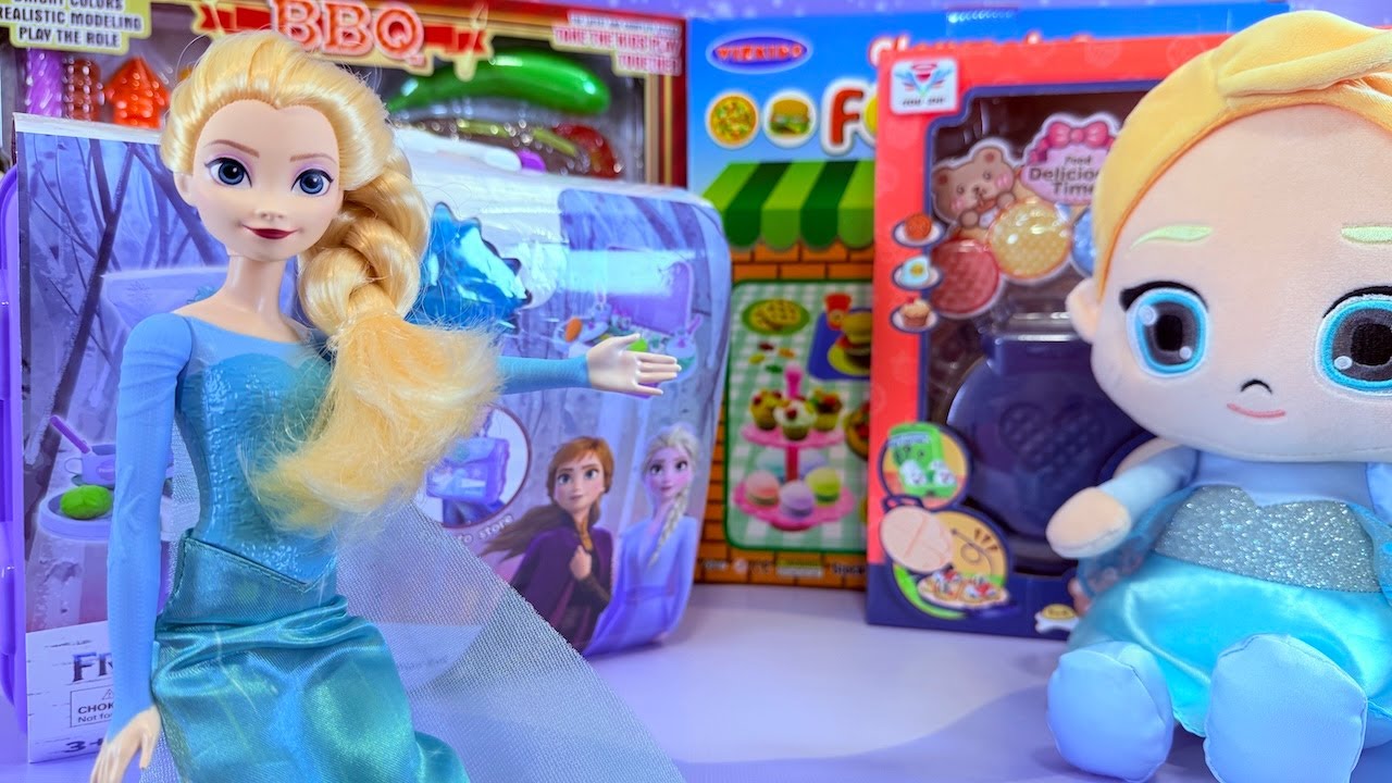 26 Satisfying Minutes Unboxing Playing DISNEY FROZEN TOYS Elsa Cooking ...