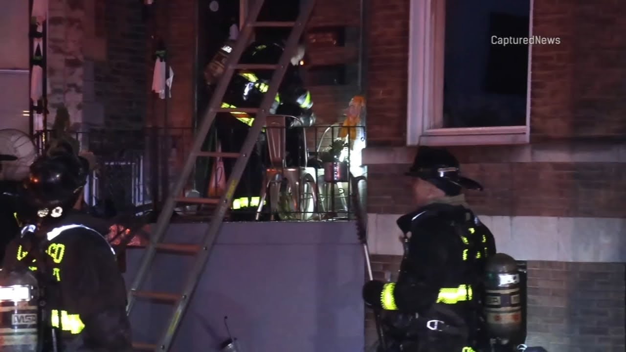 Chicago firefighter falls through floor while battling S. Side blaze ...