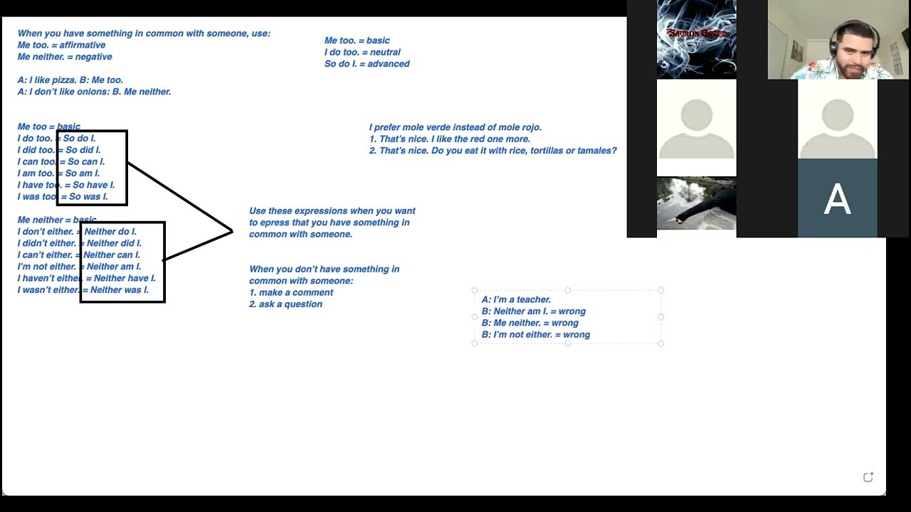 So do I? So did I? So have I? Neither do I? Neither did I? - YouTube