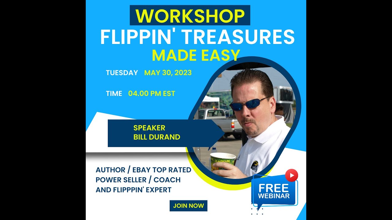 Flippin' Treasures Made Easy "FREE" Workshop - YouTube