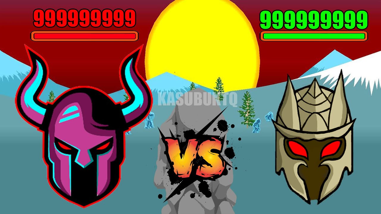 HACK SUMMON 99999999 HP BULL WARRIOR VS SPEARTON X99999HP | STICK WAR ...