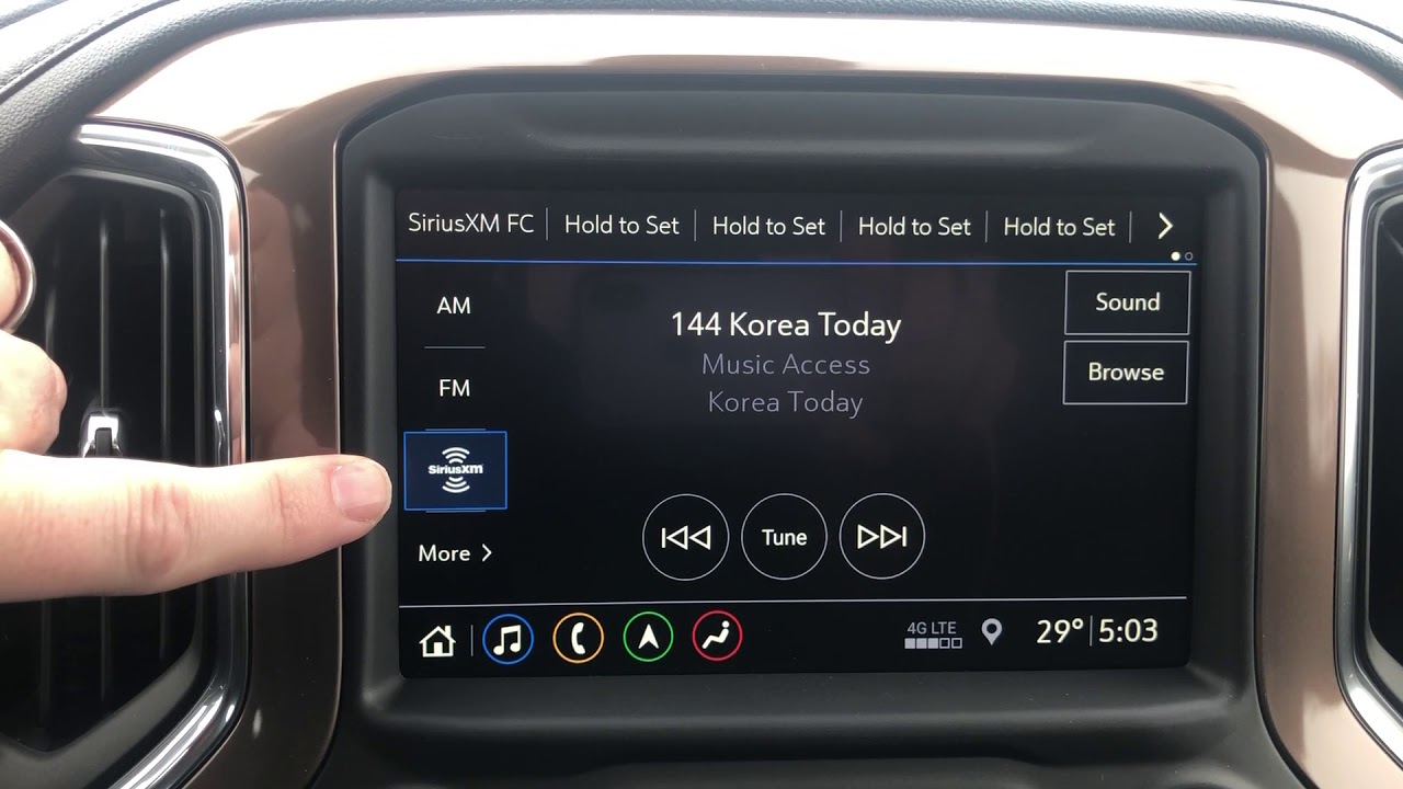 How to Set Radio Favorites using 2019 Chevy MyLink - YouTube