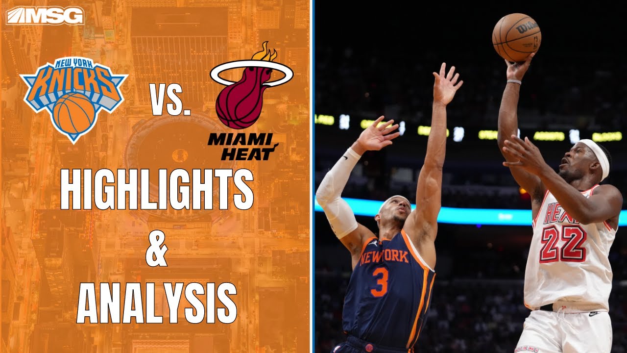 Jimmy Butler Drops 35, Knicks Lose 2nd Straight Game to Miami Heat ...
