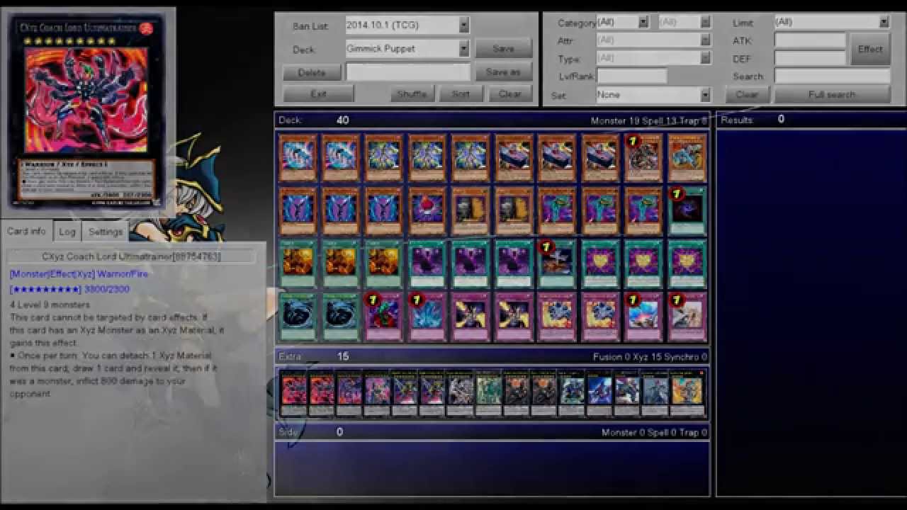 Rank-Up Gimmick Puppet Deck Profile (November 2014) Yu-Gi-Oh! DevPro ...