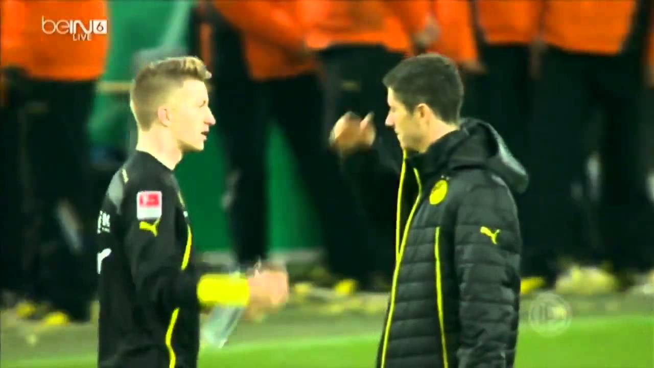 Reus & Lewandowski Handshake Bros - YouTube