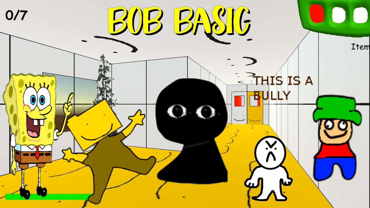 BOB BASIC - Baldi's Basics Mod - YouTube