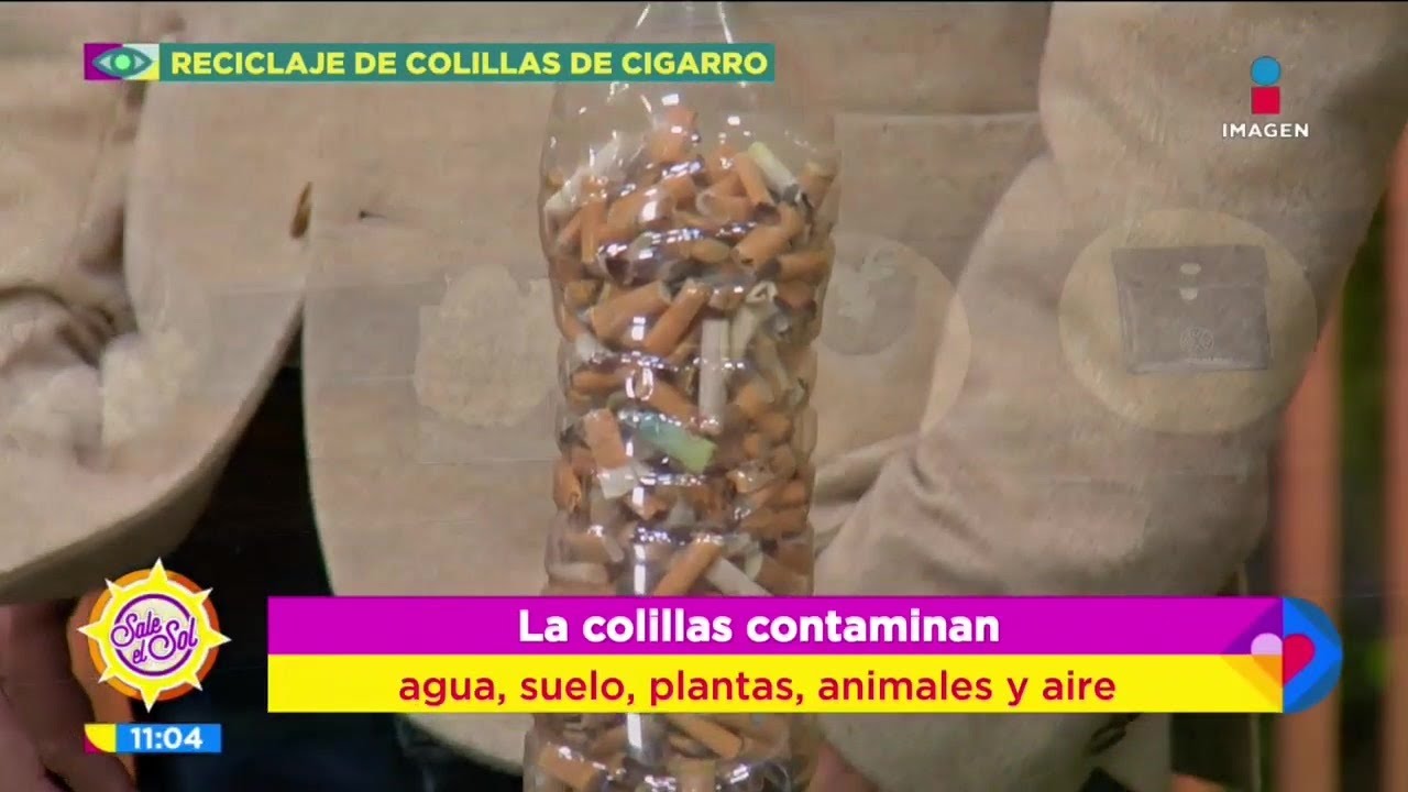 ¡Recicla colillas de cigarro para hacer papel, lápices y mucho más ...