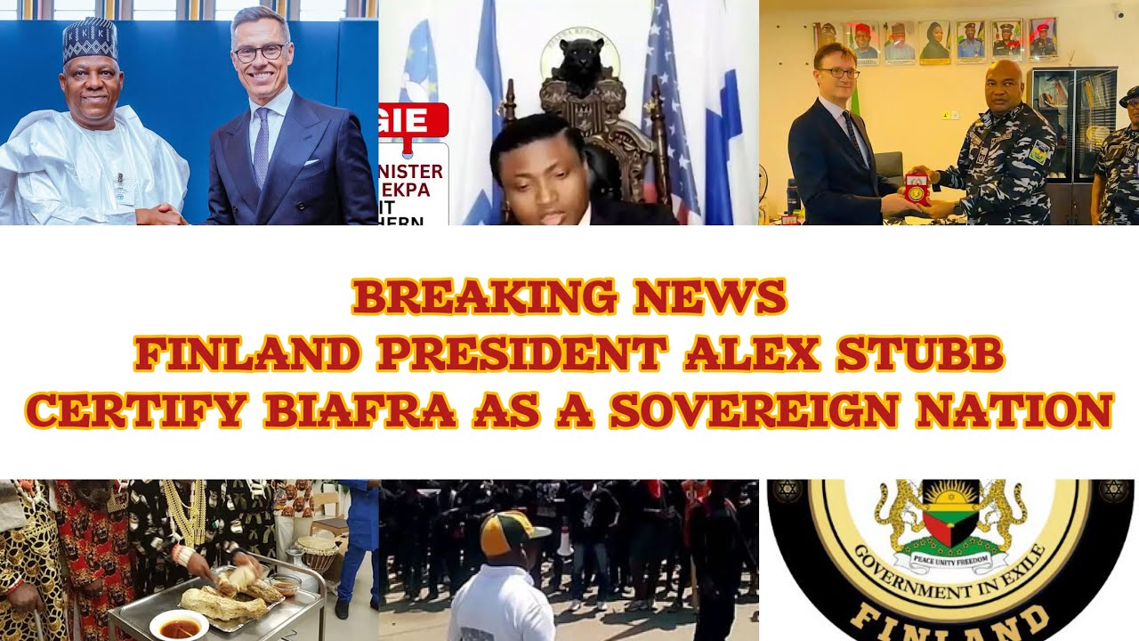 GUD NEWS: FINLAND PRESIDO BACKS BRGIE ON BIAFRA REDECLARATION DAY⬇️VOWS ...