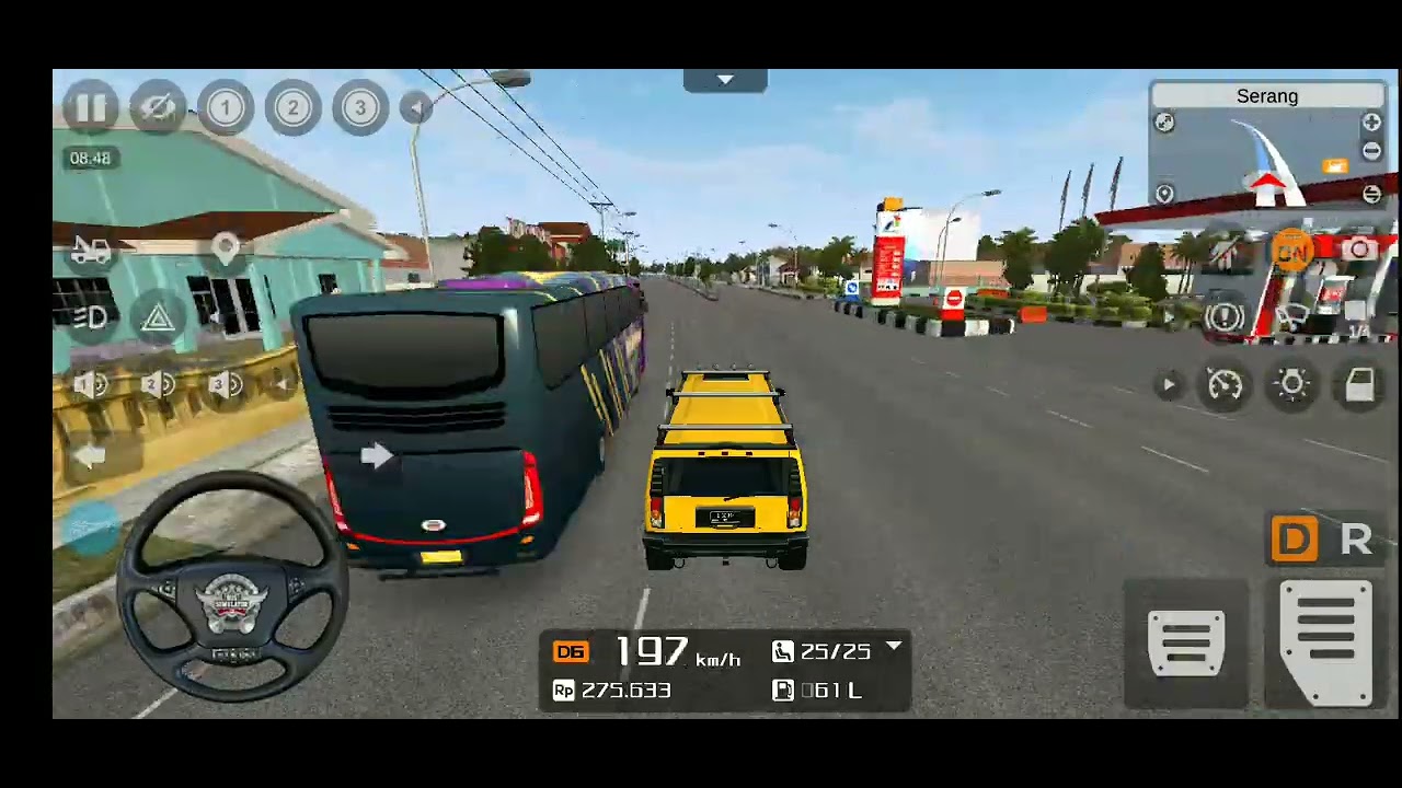 bus simulator car mod - YouTube