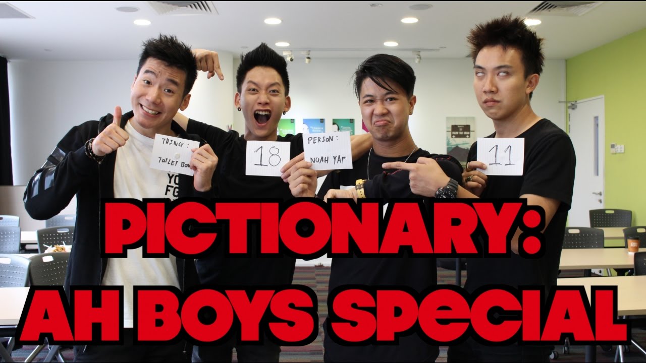 PICTIONARY: Ah Boys Special - YouTube