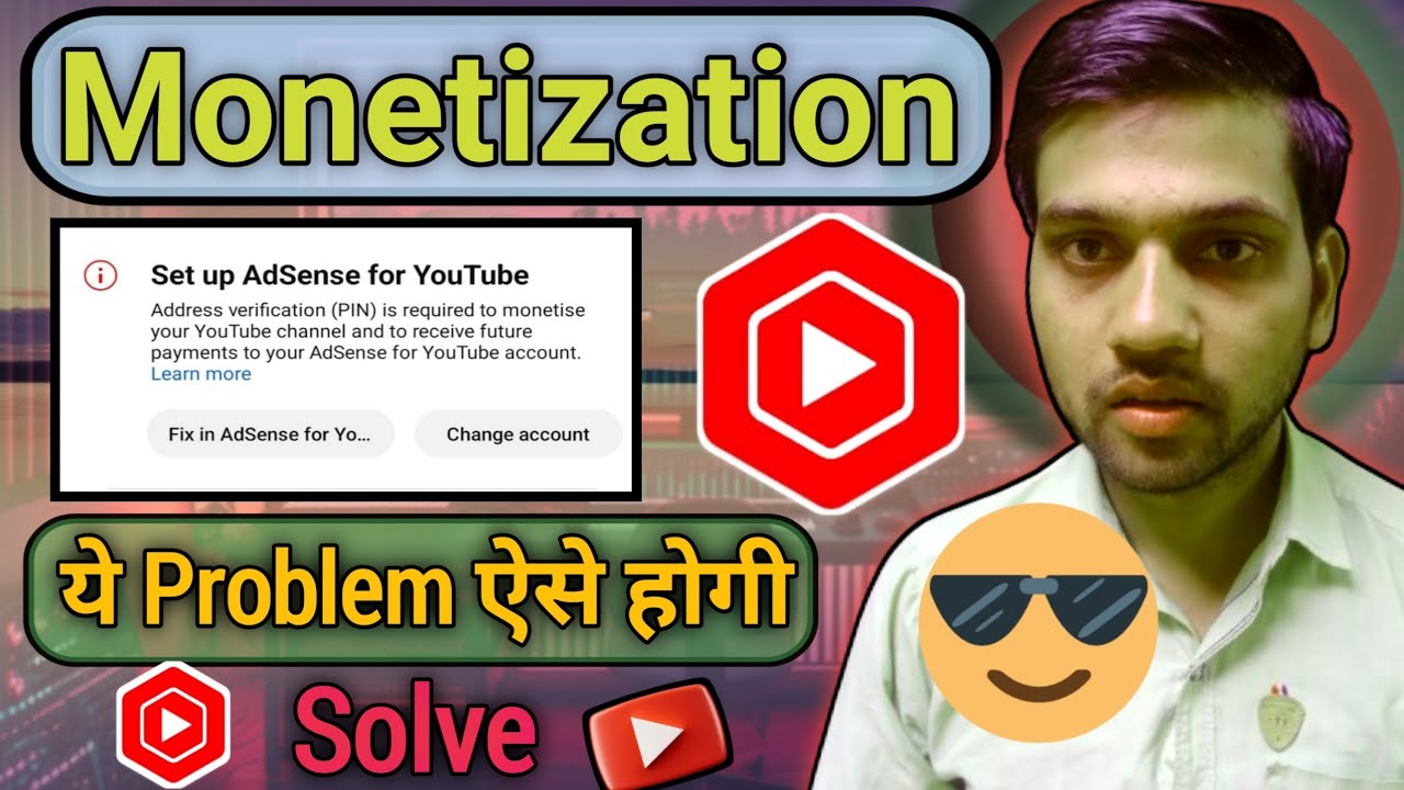 Set Up AdSense For YouTube | Address Verification (PIN) Is Required To ...