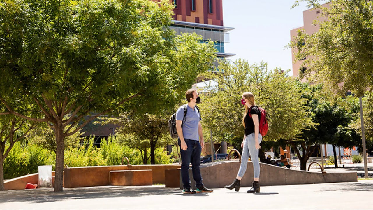 Campus life in the fall semester - YouTube