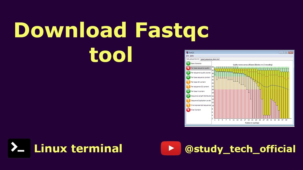 Download Fastqc tool - YouTube