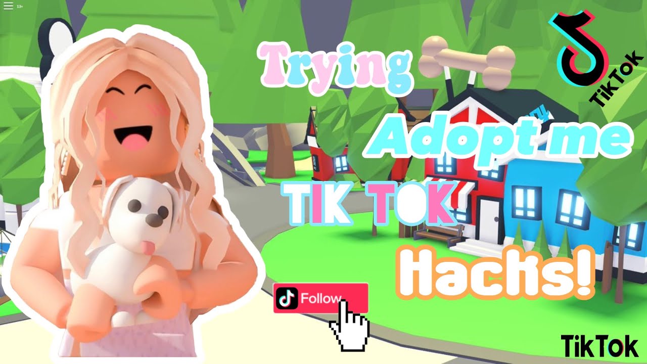 Trying ADOPT ME TIK TOK HACKS! - YouTube