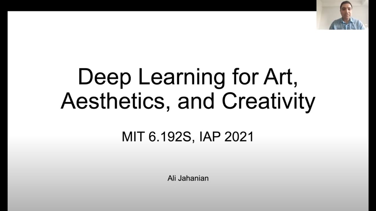 MIT 6.S192 - Lecture 1: Computational Aesthetics, Design, Art ...