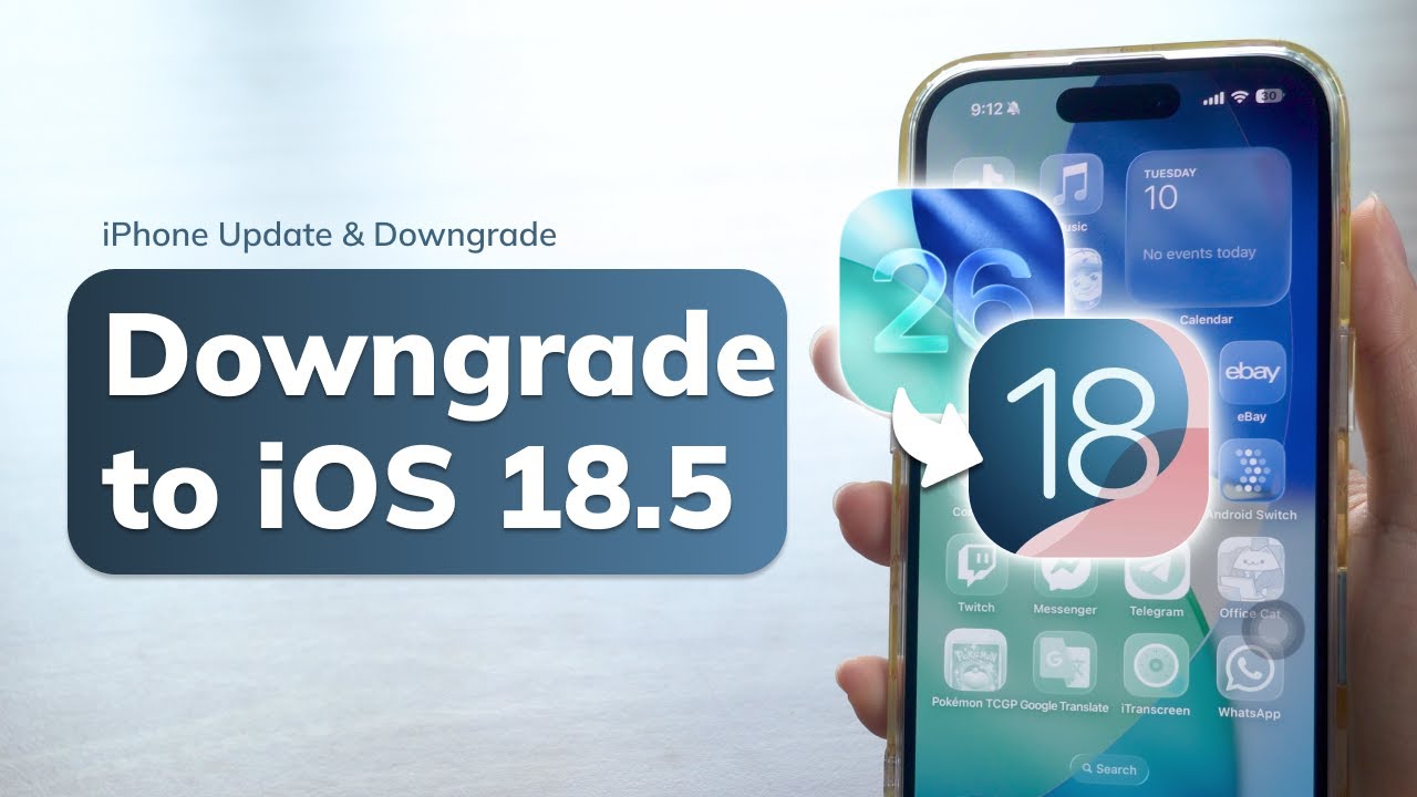 How to Go Back to iOS 18 from iOS 26? - Downgrade iOS 26 | Full Guide ...