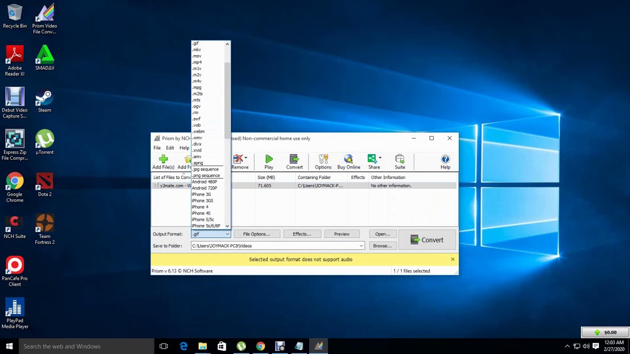 HOW TO CONVERT VIDEO TO GIF IN HD - YouTube