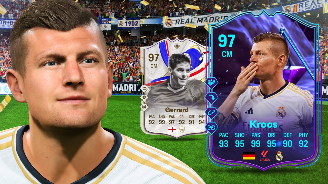 97 End of an Era Kroos or 97 Icon Gerrard?! 😱 FC 24 Player review - YouTube