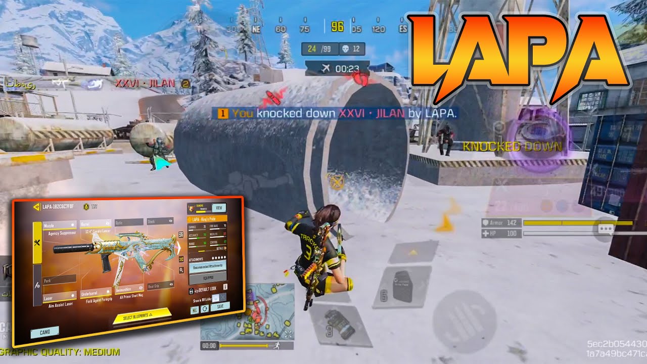 LAPA IS JUST TOO GOOD 🤯| MOST ACCURATE SMG iN CLOSE QUATER COMBAT | 23 ...
