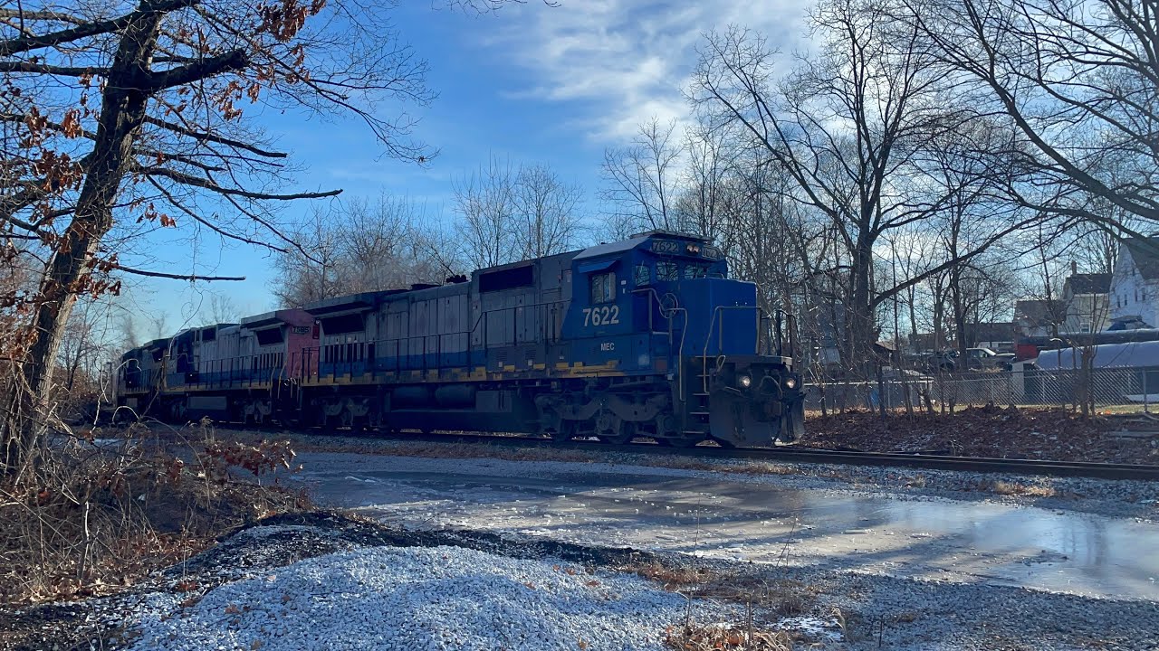 POED at CPF-303 with 3 patched locomotives and a decent sized freight ...