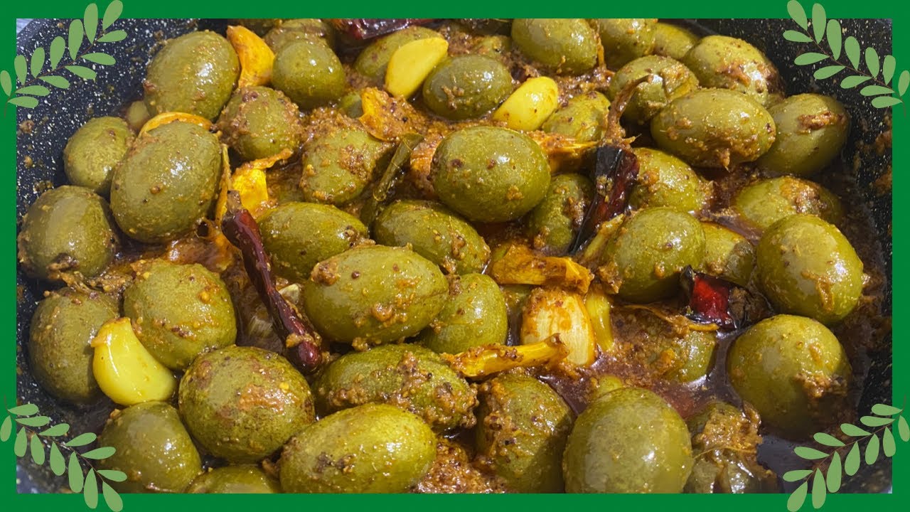 Jolpoi Roshoner Achar | Olive and Garlic Achar | Recipe by Razia’s ...