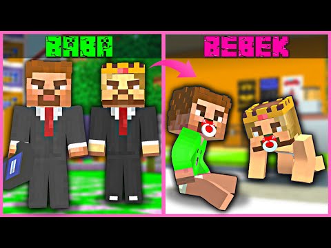 ZENGİNLE FAKİR BEBEK, ARDA VE RÜZGAR BABA OLDU! 😂 - Minecraft