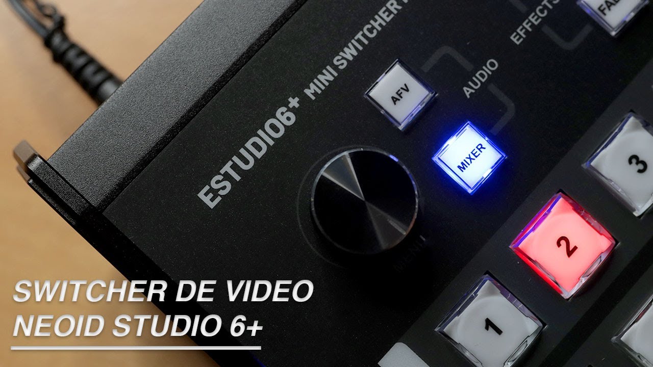 Mini Switcher NeoiD Estúdio 6+ SDI/HDMI Streaming USB UVC e MultiView ...