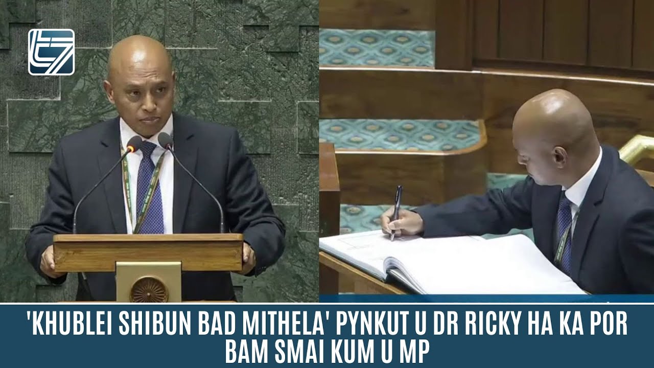 'KHUBLEI SHIBUN BAD MITHELA' PYNKUT U DR RICKY HA KA POR BAM SMAI KUM U ...