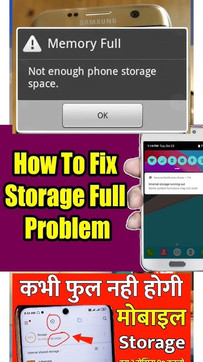 Fixed storage running out problem || Phone Storage Full Problem #phone_storage - YouTube