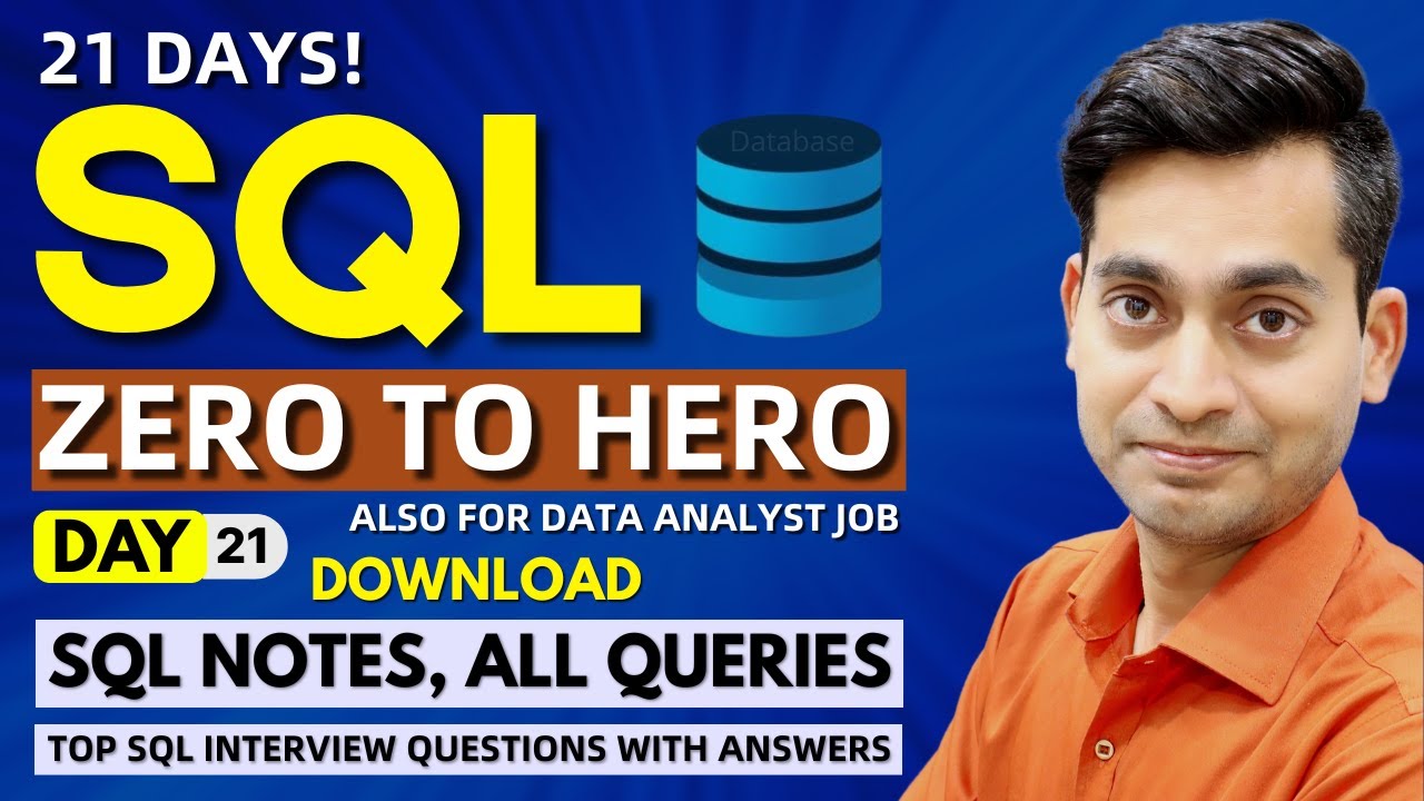 Sql Tutorial In Hindi Download Sql Notes Sql Top Interview 2838