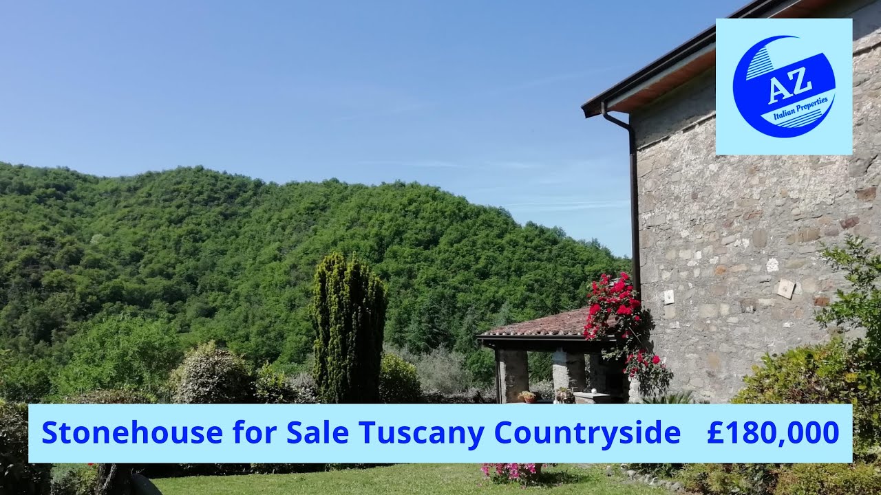 Stonehouse for Sale Tuscany Countryside €180,000 - YouTube