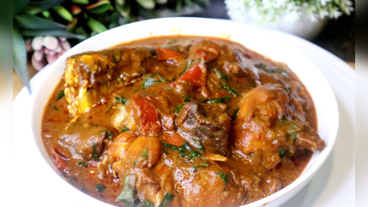 BANGA STEW/ OFEAKWU. HOW TO MAKE NIGERIAN BANGA STEW - YouTube
