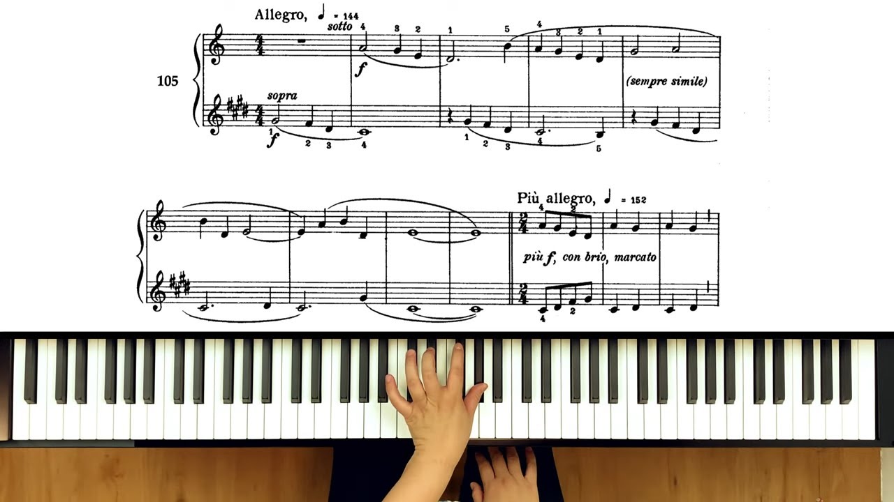 Bartok: Game with Two Five-Tone Scales (Mikrokosmos No.105) - YouTube
