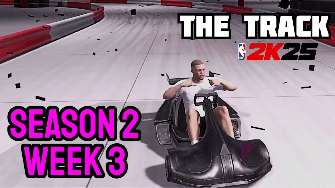 THE TRACK: SEASON 2 WEEK 3 (how to complete the race gameplay) NBA 2k25 ...