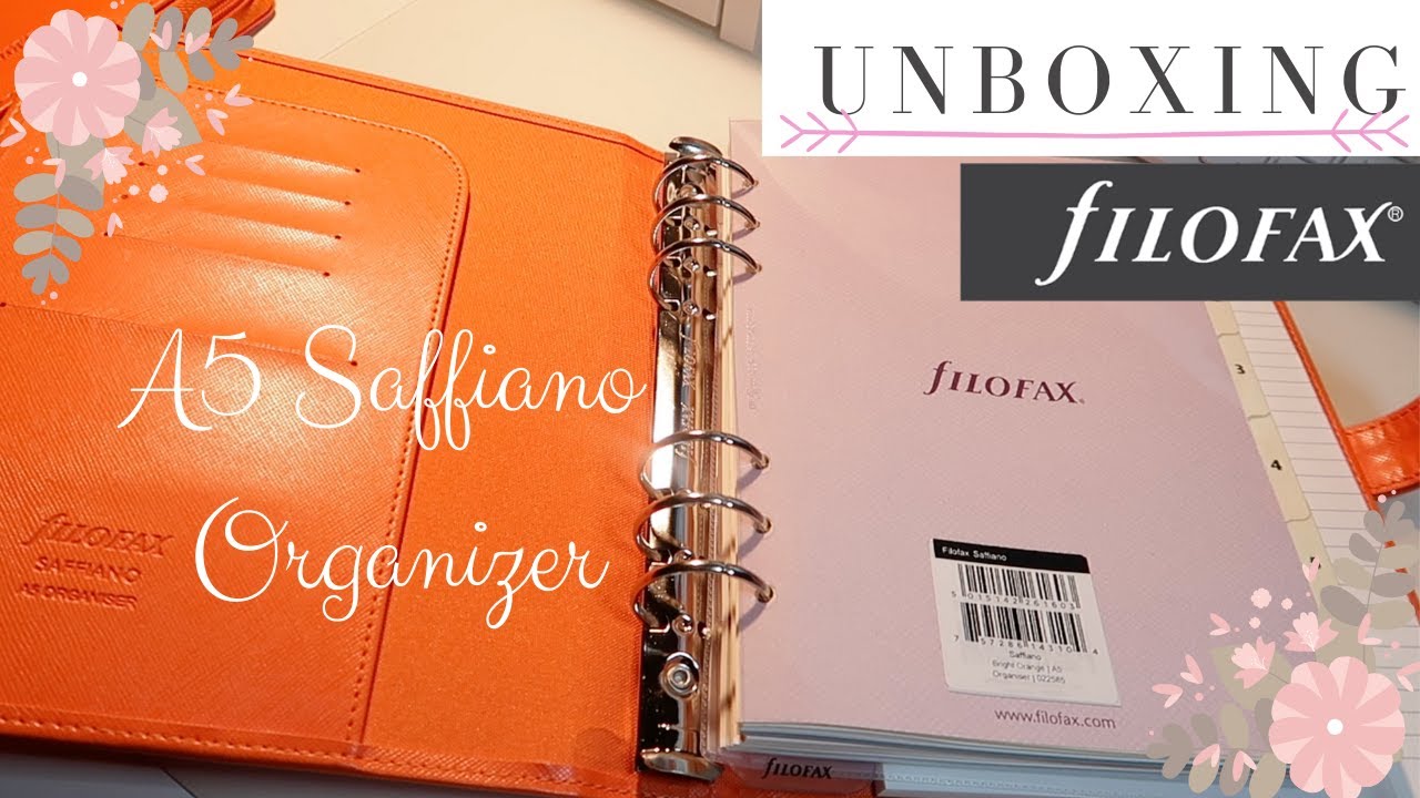 *Unboxing* A5 Filofax Planner 2020 - YouTube