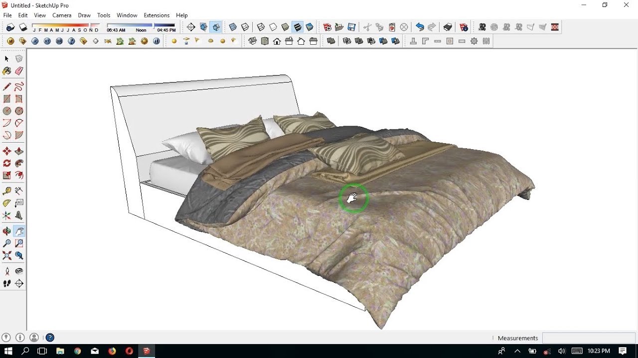 SketchUp - Membuat Dipan Kasur Simple - YouTube
