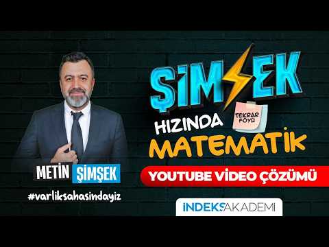 7 - Şimşek Hızında Genel Tekrar Föyü - Üslü Sayılar Soru Çözümü (1. - 20. Sorular) - Metin ŞİMŞEK