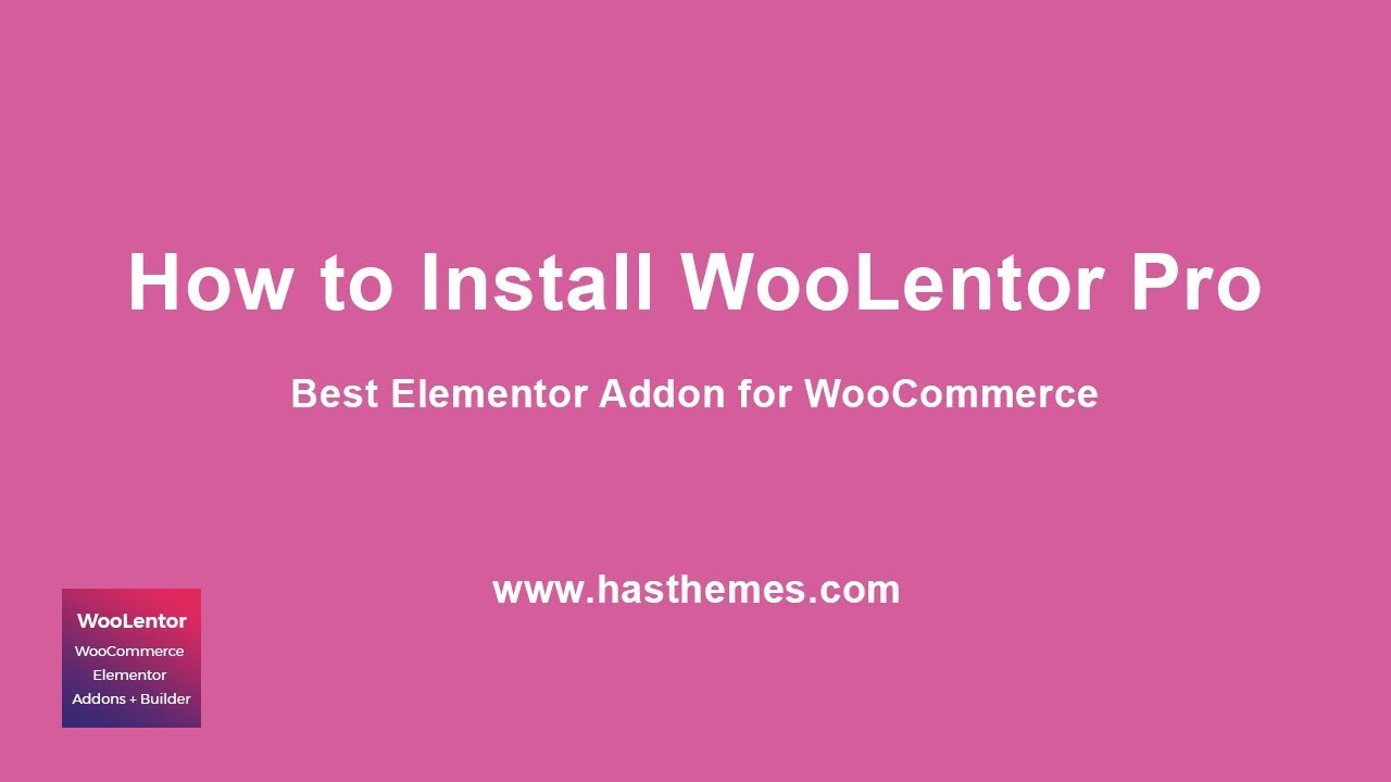How to install WooLentor pro [2019] - YouTube
