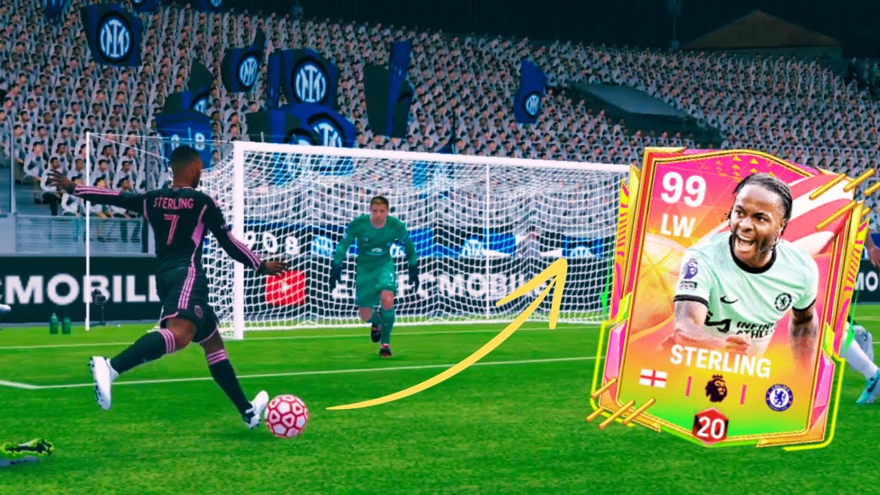 STERLING TOP 6 GOLS / JOGANDO FC MOBILE - YouTube