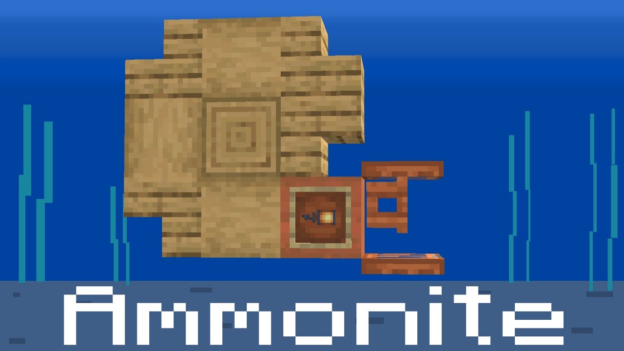 Minecraft | How To Build: Ammonite - YouTube
