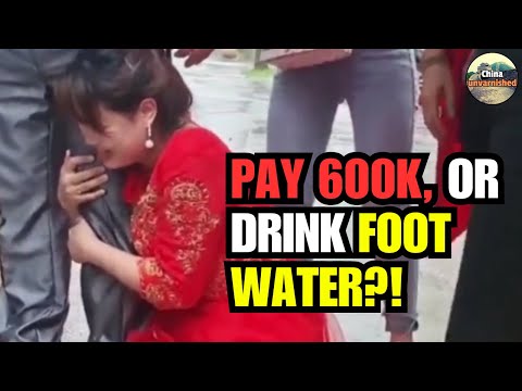Wedding Day: Groom Forced to Pay 600,000 Yuan or Drink Foot Water—He Walks Out, Bride Regrets!