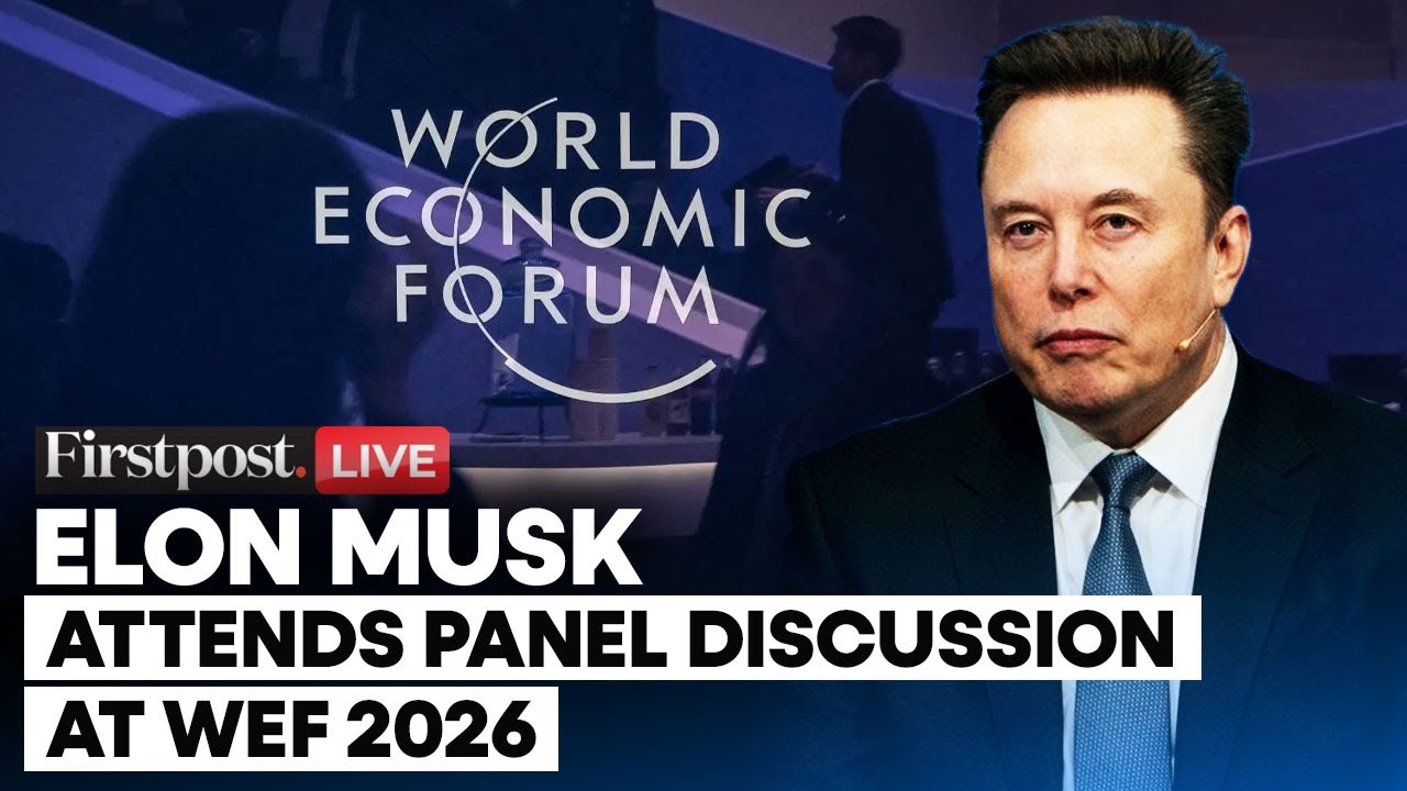 WEF Davos 2026 LIVE: Elon Musk Participates in a Panel Discussion at ...