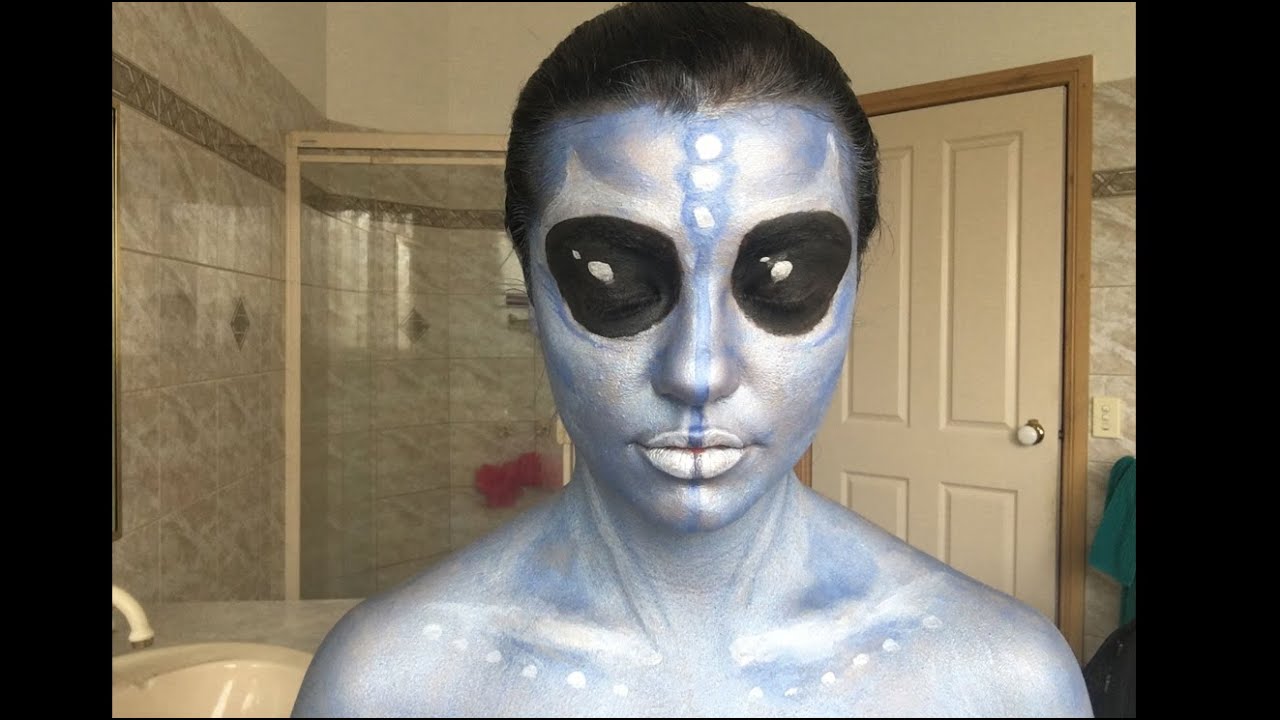 Alien Body Paint Time-lapse - YouTube