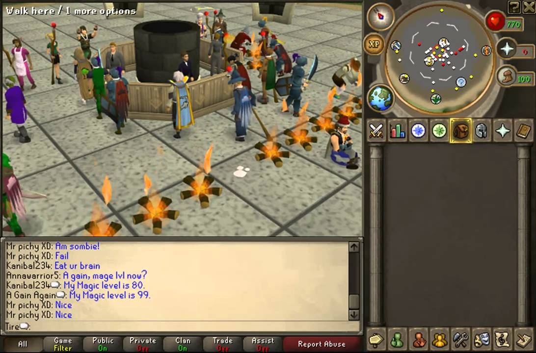 Runescape what its like on total level 1,000+ world - YouTube