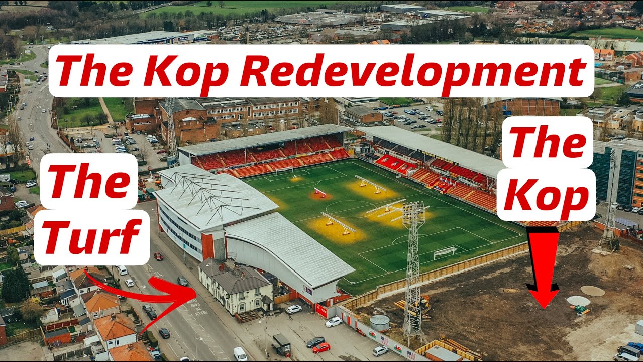 The Kop Redevelopment at Wrexham A.F.C. - YouTube