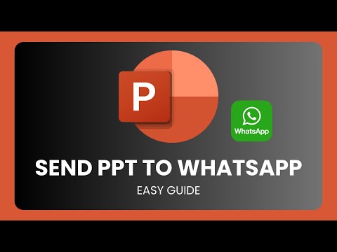 How To Send PPT From Computer TO WhatsApp !