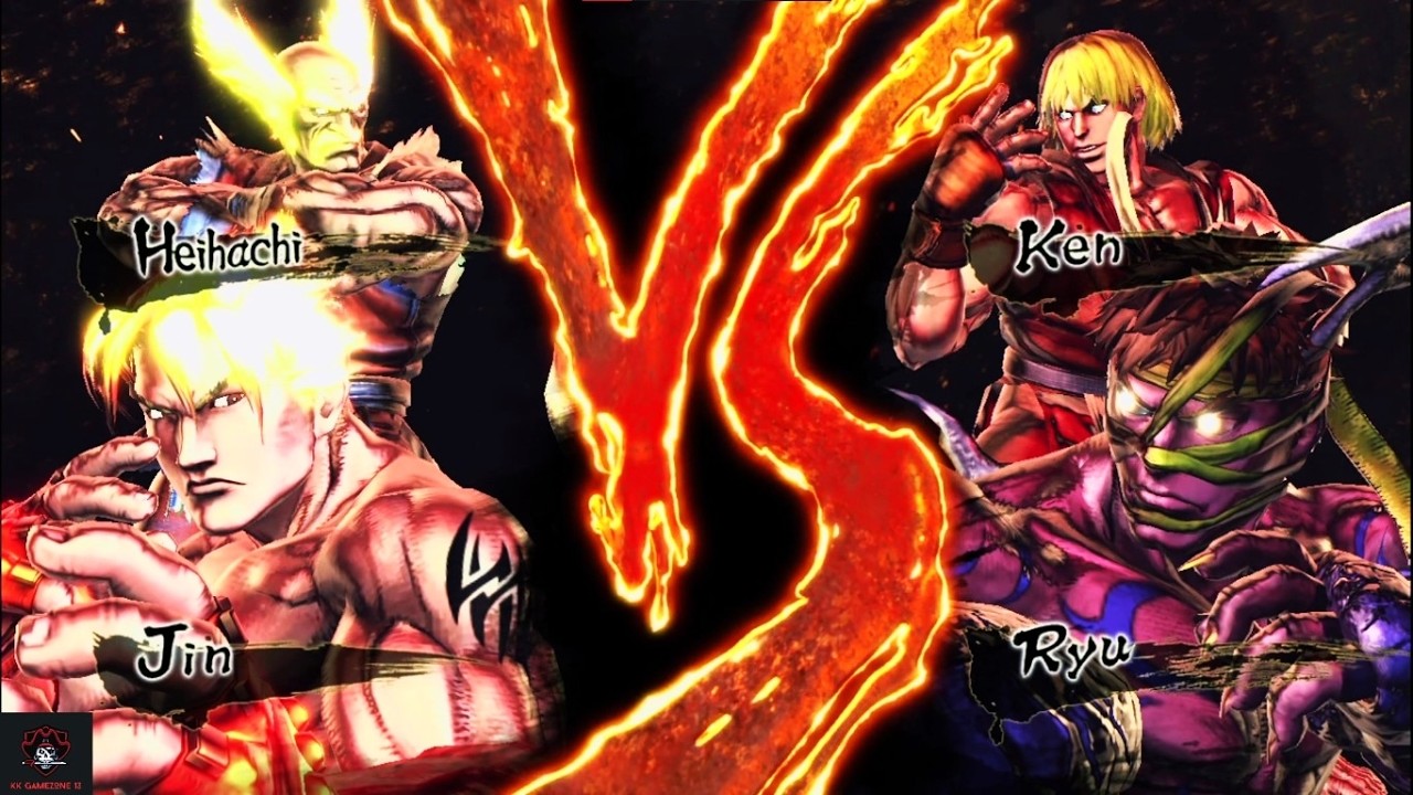 Street Fighter x Tekken Gameplay - Scramble Battle - SSJ Jin & SSJ ...