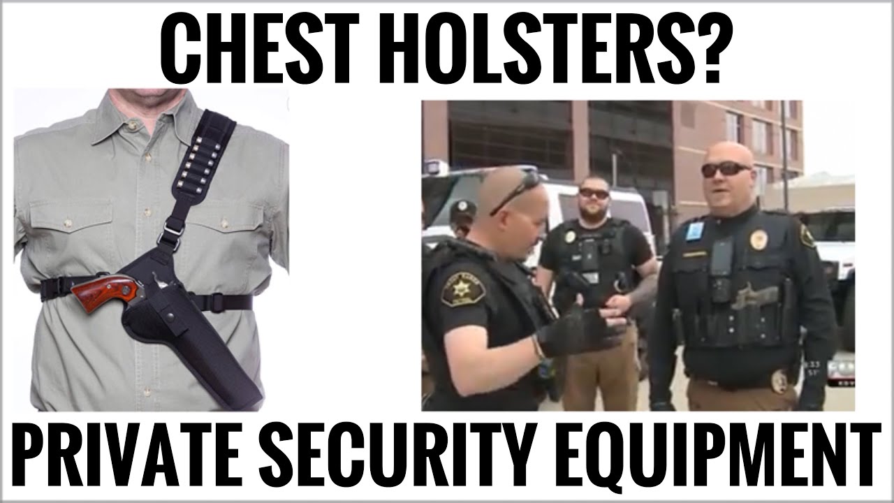 Security Wearing Chest Rig Holsters? #securityguardtraining #security ...
