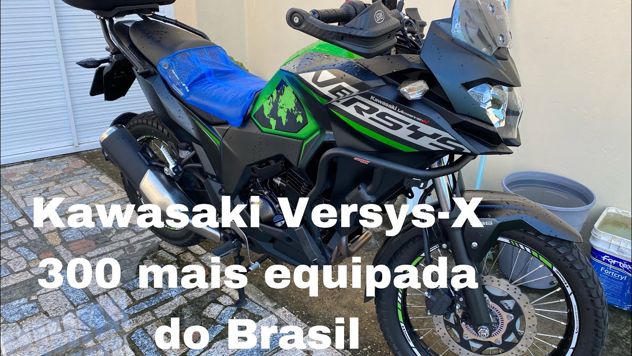 Kawasaki Versys-X 300 mais equipada do Brasil (cheia de acessórios ...